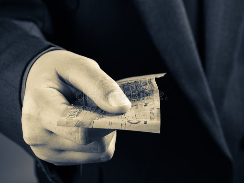 Giving money stock image. Image of giving, graft, currency - 39687547