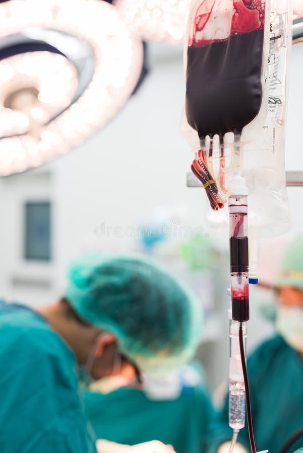 Giving Packed Red Cell during Surgery Stock Photo - Image of blood ...
