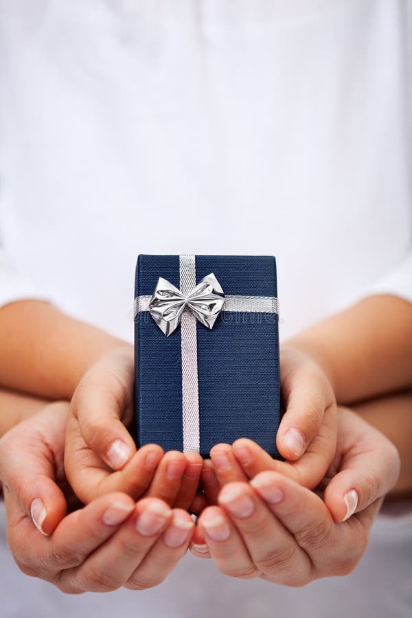 Giving Presents To the Loved Ones at Christmas Concept Stock Image ...