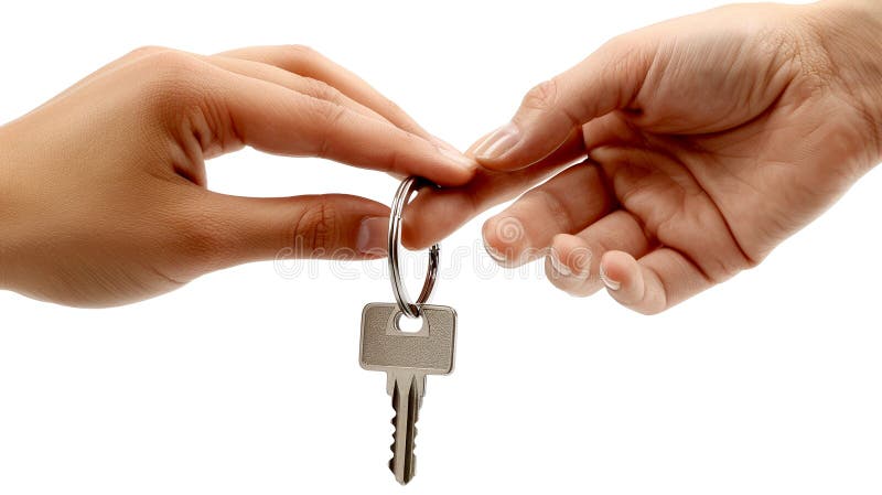 Giving Someone a Key Signifies Trust and Responsibility Stock ...