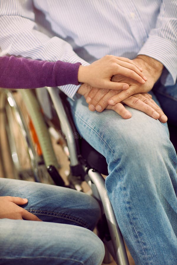 Giving Support- Health Care Stock Image - Image of care, disabled: 90677709