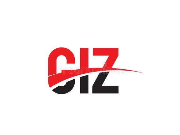 GIZ Letter Initial Logo Design Vector Illustration Stock Vector ...