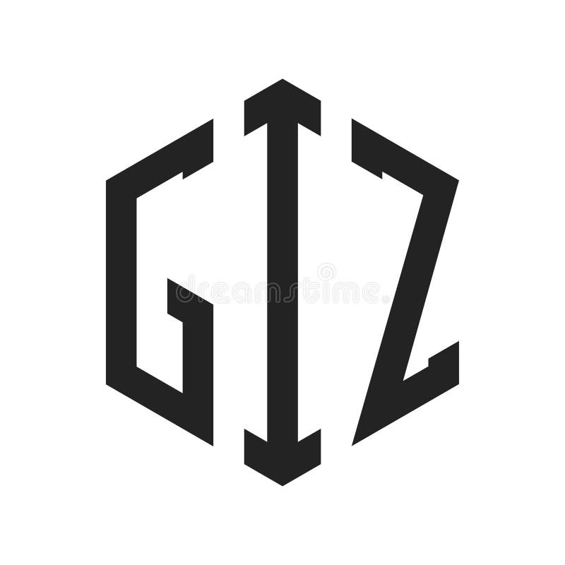 GIZ Logo Design. Initial Letter GIZ Monogram Logo Using Hexagon Shape ...