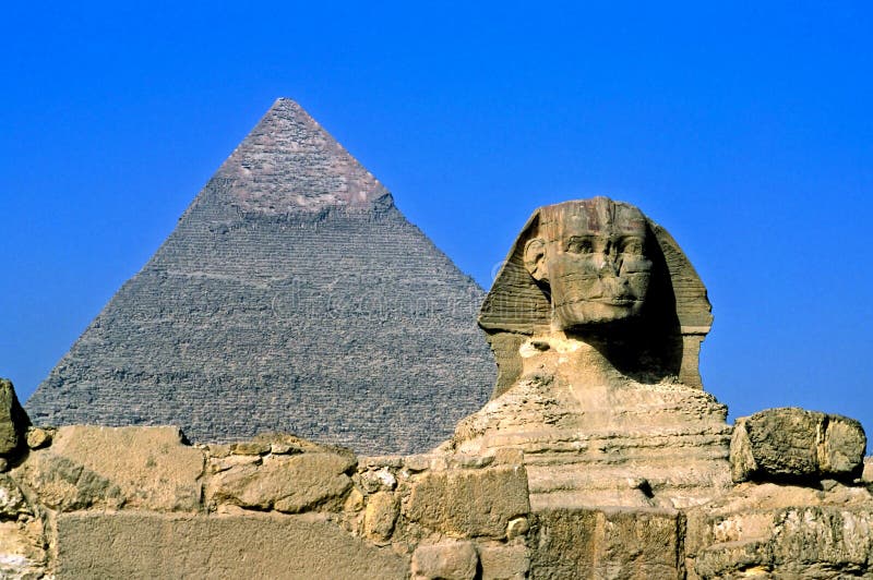 Giza, Cairo, Egypt. stock image. Image of architecture - 4573915