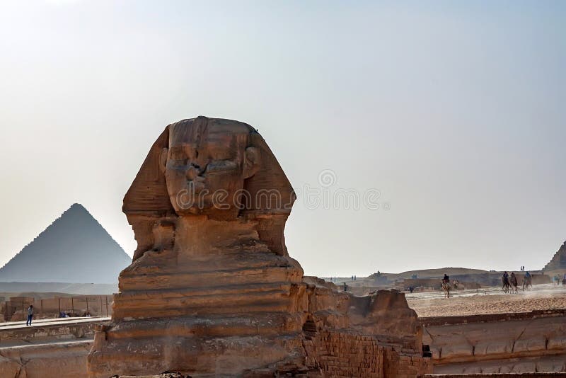 GIZA EGIPT, LUTY, -, 2010: Wielki Sfinks Giza Zdjęcie Editorial - Obraz ...