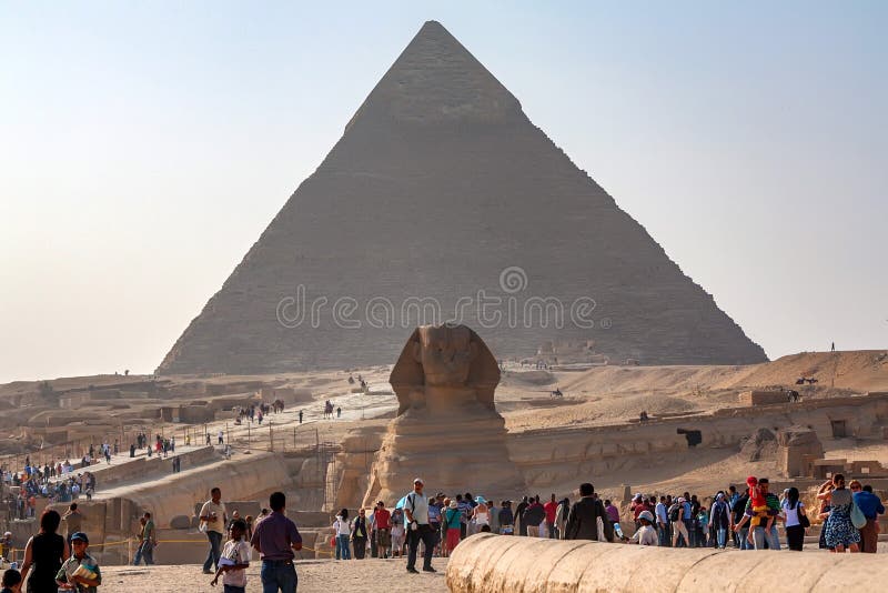 GIZA EGIPT, LUTY, -, 2010: Wielki Sfinks Giza Zdjęcie Editorial - Obraz ...