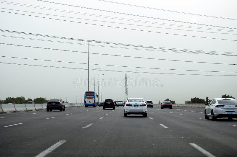 Giza, Egypt, May 21 2023: 26th of July Corridor Road Development ...