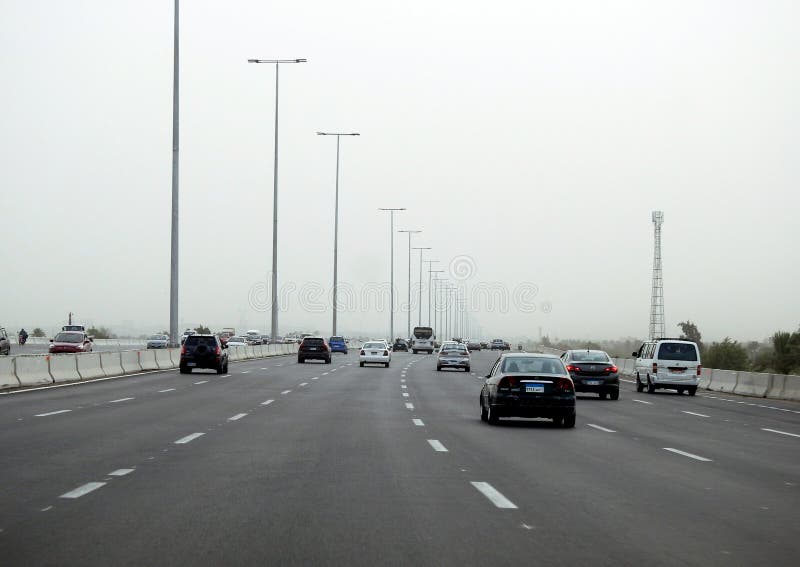 Giza, Egypt, May 21 2023: 26th of July Corridor Road Development ...
