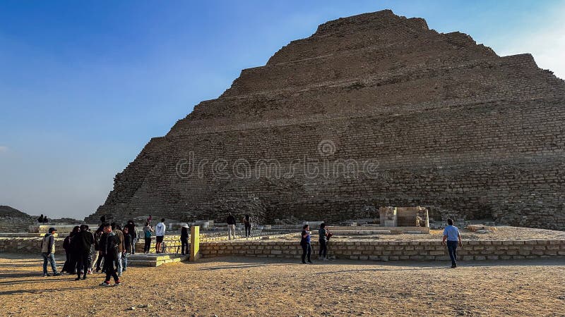 The Pyramid of Djoser. Step Pyramid of Djoser and the Pyramid Complex ...