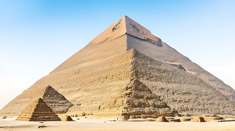 The Giza Pyramid Complex, Also Called the Giza Necropolis, Isolated on ...