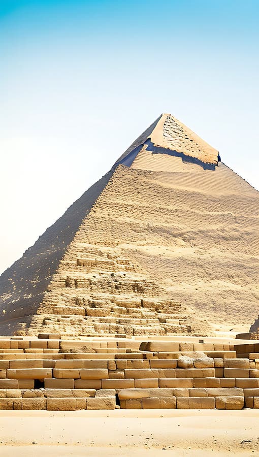 The Giza Pyramid Complex, Also Called the Giza Necropolis, Isolated on ...