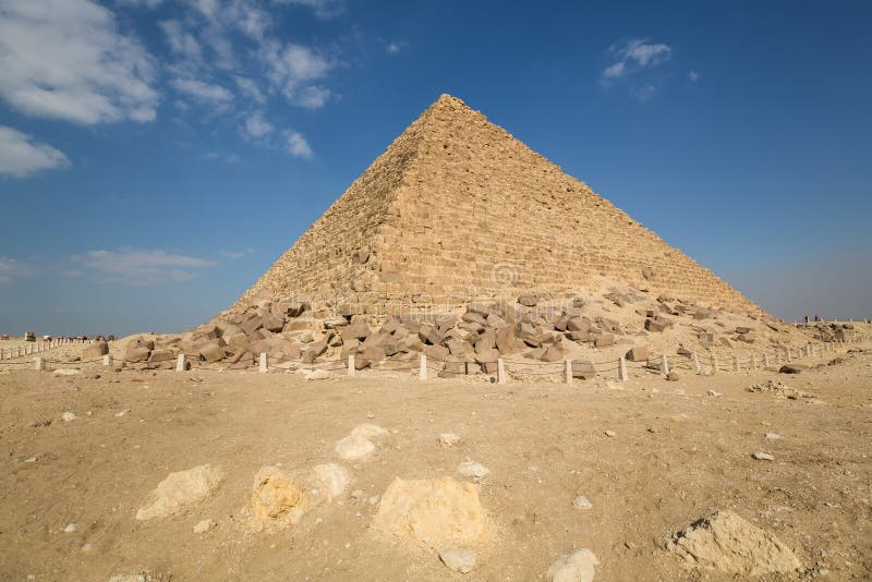 The Giza Pyramid Complex in Egypt Stock Photo - Image of panoramic ...
