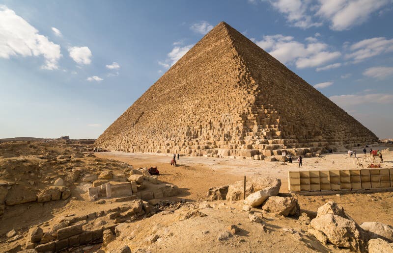 The Giza Pyramid Complex in Egypt Stock Image - Image of view, pharaoh ...