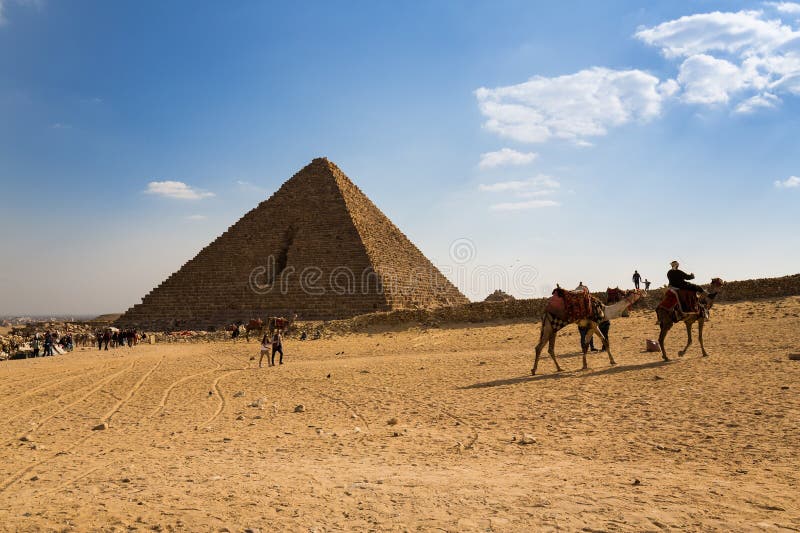 The Giza Pyramid Complex in Egypt Editorial Stock Photo - Image of ...