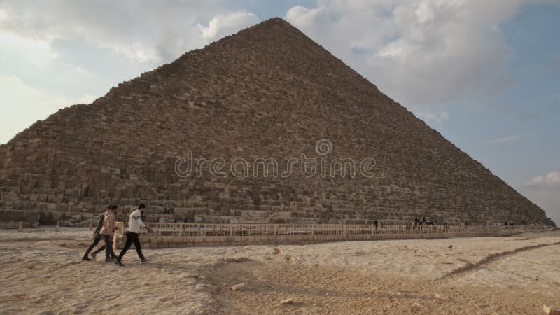 The Giza Pyramid Complex (Giza Necropolis) Afternoon Shot Showing the ...