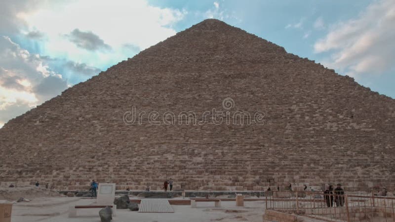 The Giza Pyramid Complex (Giza Necropolis) in Giza, Egypt Afternoon ...
