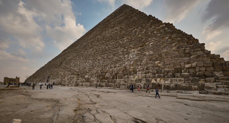 The Giza Pyramid Complex (Giza Necropolis) in Giza, Egypt Afternoon ...