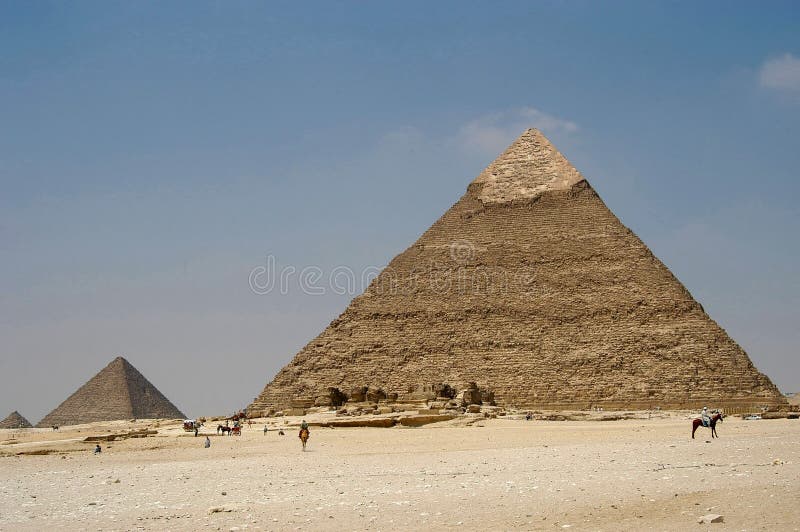 Giza pyramids stock image. Image of giza, pyramid, stone - 15903