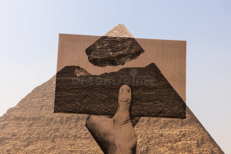 Gizeh Pyramids Near Cairo - Egypt Stock Photo - Image of unesco ...