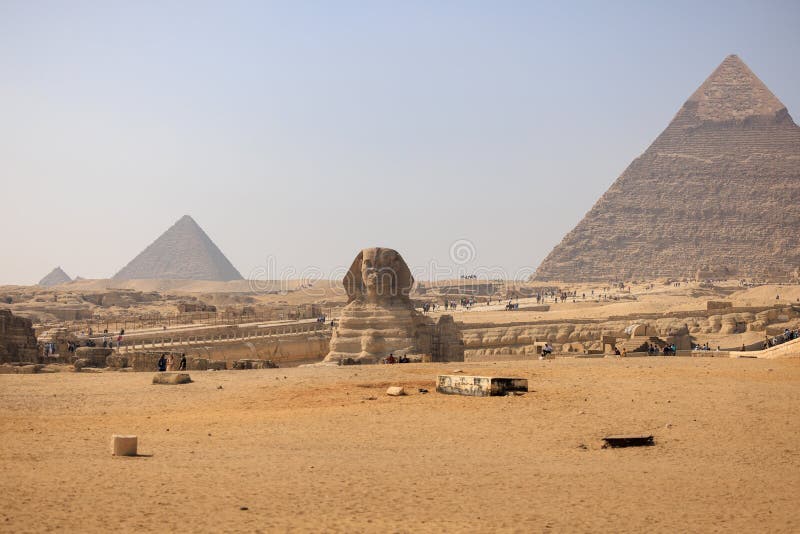 Gizeh Pyramids Near Cairo - Egypt Stock Photo - Image of egypt, africa ...