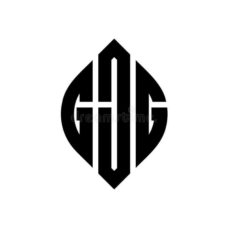 GJG Circle Letter Logo Design with Circle and Ellipse Shape. GJG ...