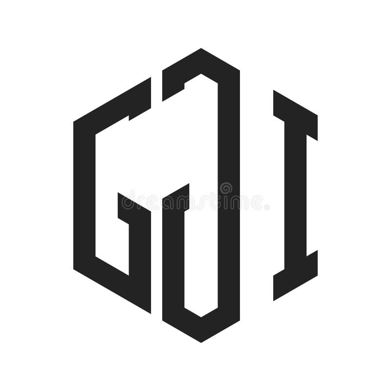 GJI Logo Design. Initial Letter GJI Monogram Logo Using Hexagon Shape ...
