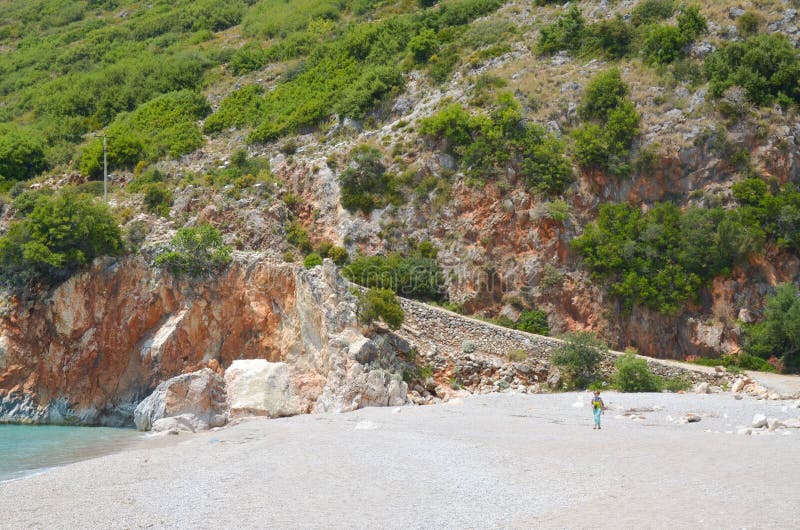 GJIPE Bay editorial stock photo. Image of albanian, beach - 116451228