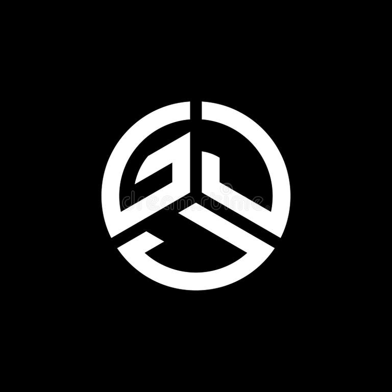 GJJ Letter Logo Design on White Background. GJJ Creative Initials ...