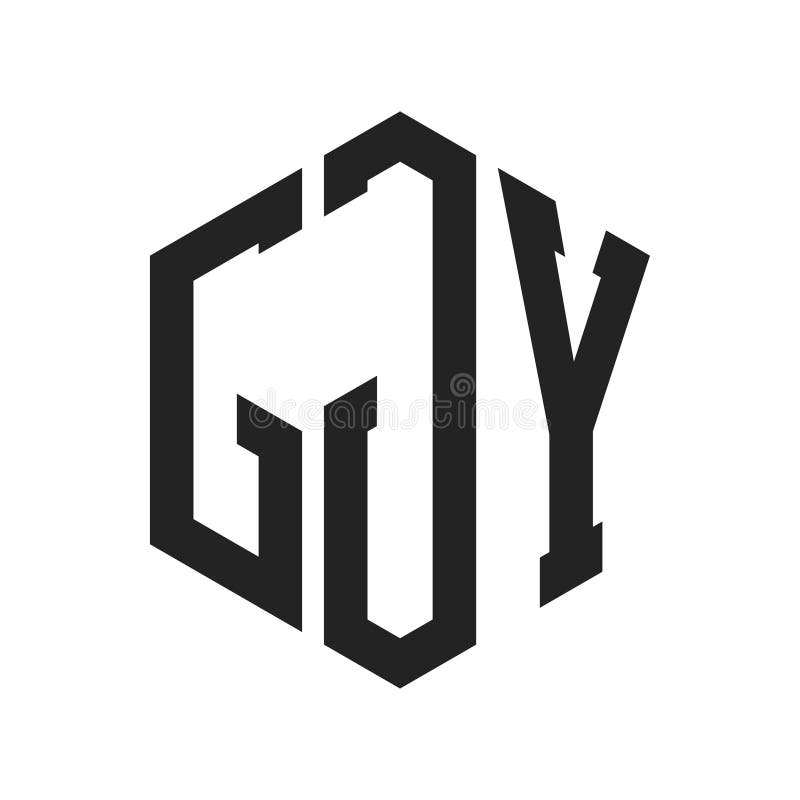 GJY Logo Design. Initial Letter GJY Monogram Logo Using Hexagon Shape ...