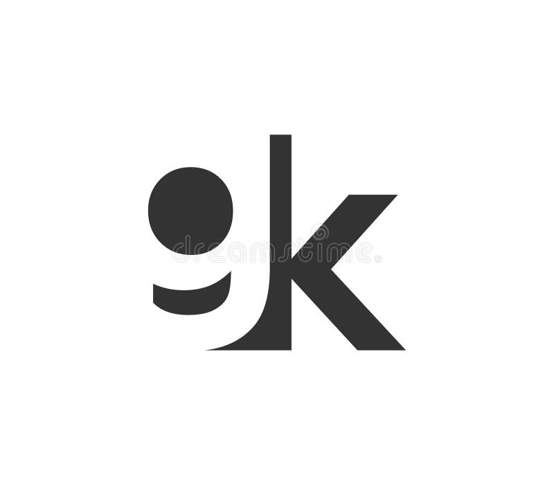 GK Creative Geometric Initial Based Modern and Minimal Logo. Letter G K ...