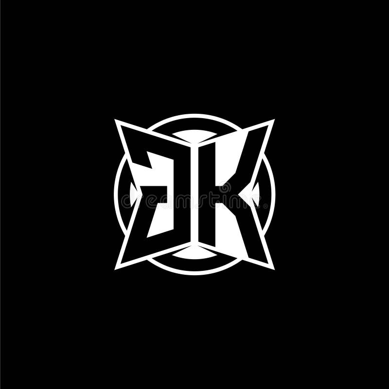 GK Logo Monogram Design Template Stock Vector - Illustration of elegant ...