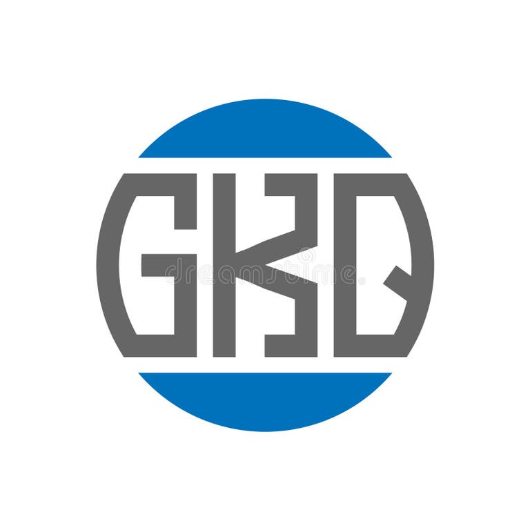 GKQ Letter Logo Design on White Background. GKQ Creative Initials ...