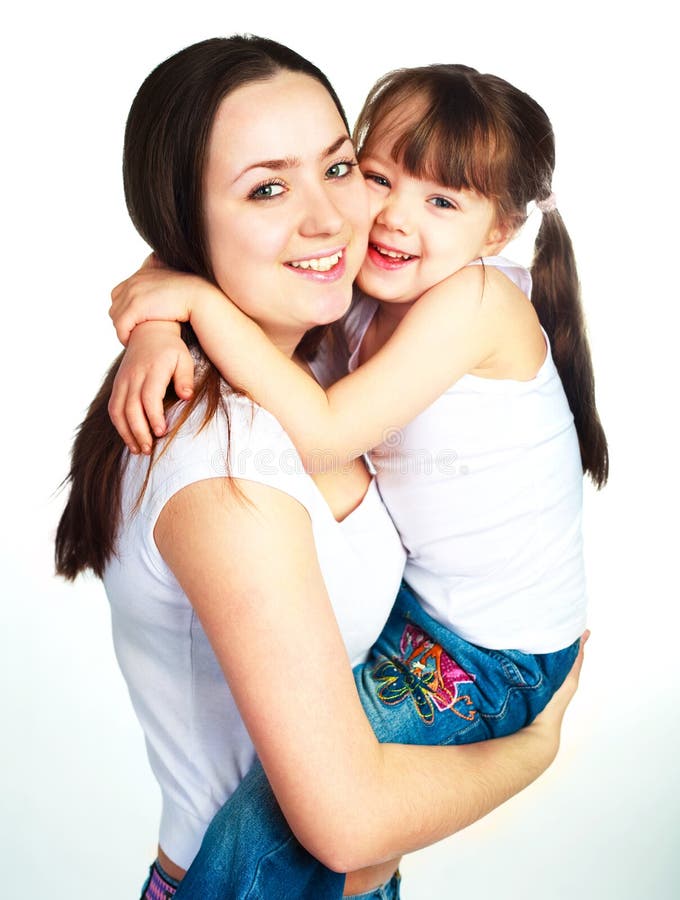 Mutter mit Tochter stockfoto. Bild von muttergesellschaft - 5302046