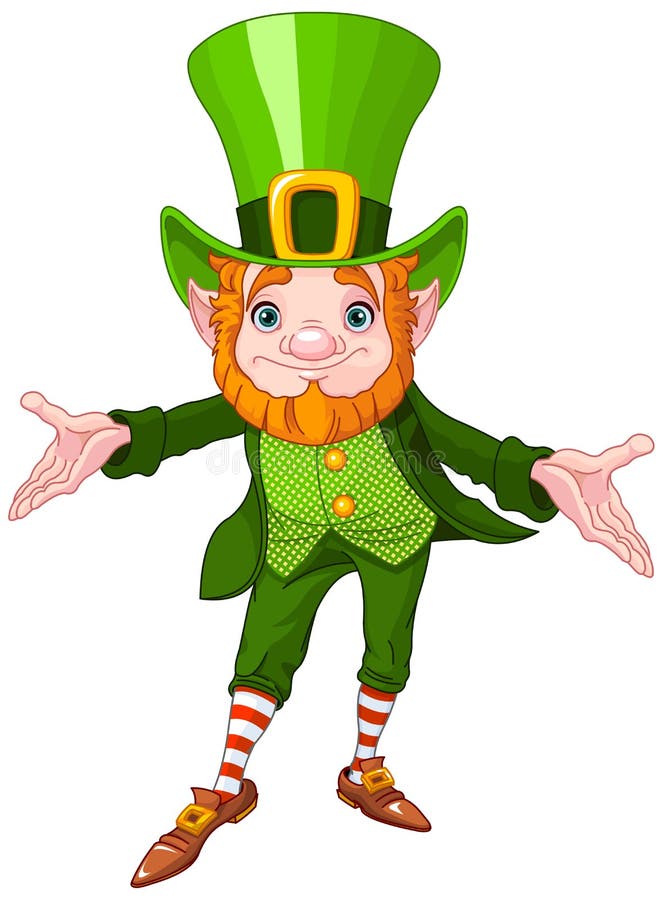 Lustiger Kobold vektor abbildung. Illustration von lustig - 18050991