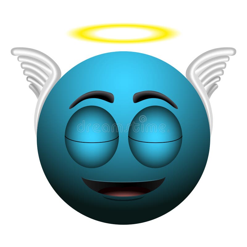 Engel Emoji Entwurfsikone Zeichen Und Symbole K?nnen F?r Netz, Logo ...