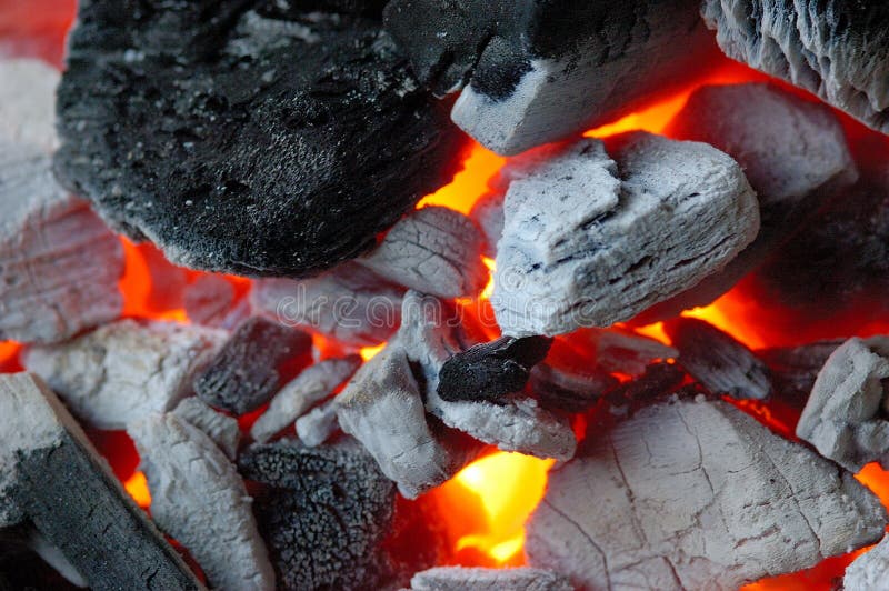 Kohleverbrennung stockbild. Bild von lagerfeuer, kohle - 17010239