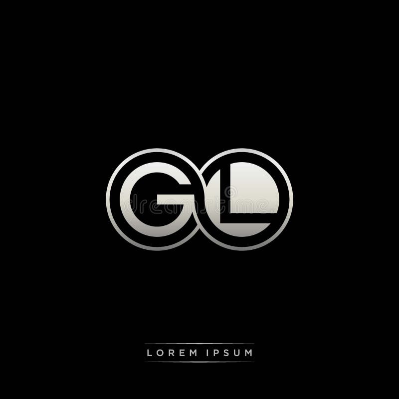 GL Initial Letter Linked Circle Capital Monogram Logo Modern Template ...