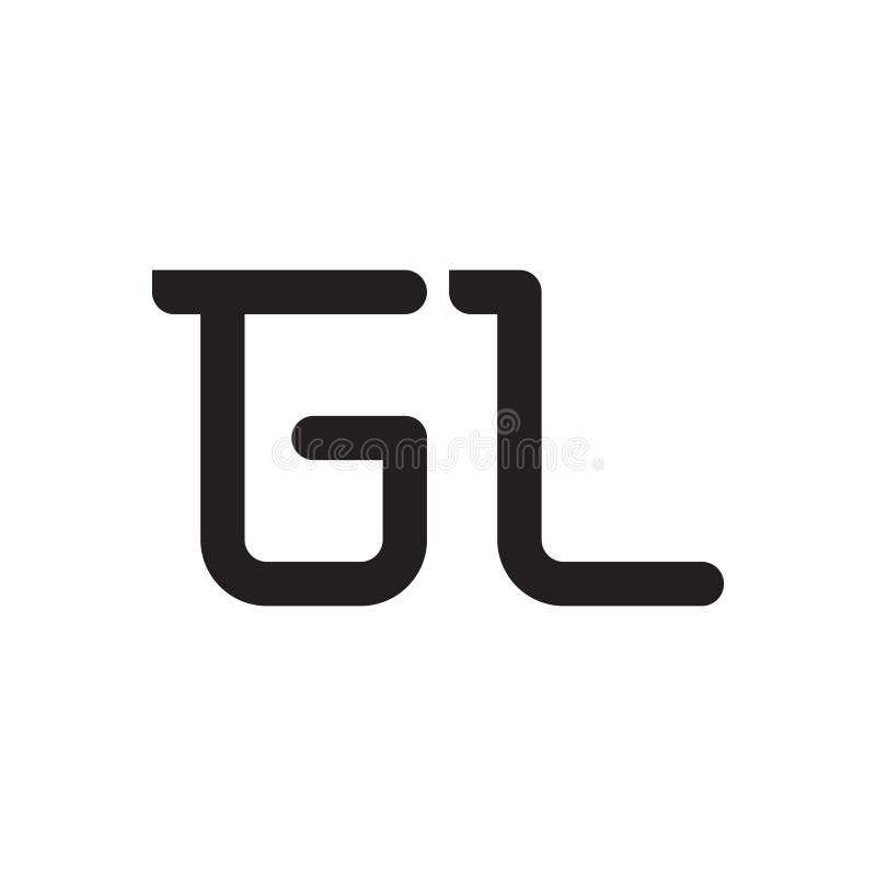 Gl Initial Letter Vector Logo Icon Stock Vector - Illustration of ...