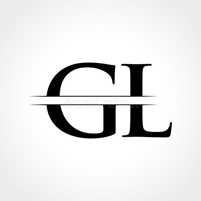 Letter GL Simple Logo Icon Design Vector. Stock Vector - Illustration ...