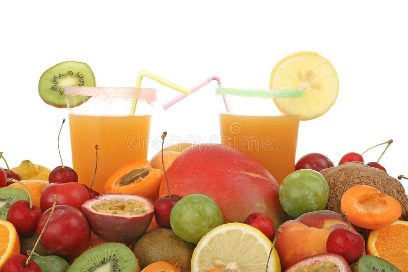 Glaces de jus de fruit image stock. Image du juteux, fond - 15939543