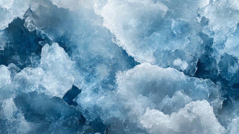 Glacial Ice Abstract Blue White Texture Stock Illustration ...