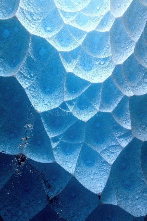 Glacial Ice Texture Background with Geometric Patterns, Cold Climate ...