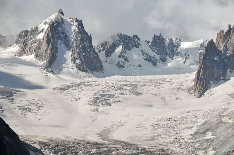 Glacial landscape stock photo. Image of alps, vallee - 20899690