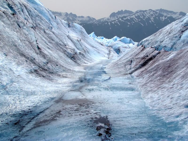 Glacial Stream #2 stock image. Image of winter, landscape - 103477