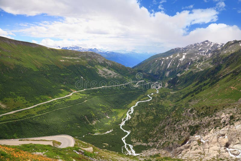 Glacial trough stock photo. Image of deep, cloud, view - 26877580