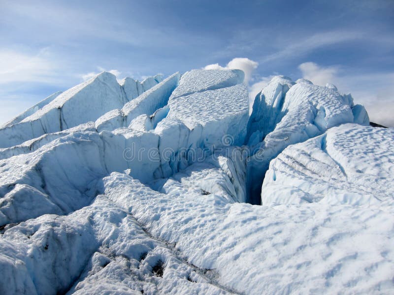 Glaciar De Matanuska En Alaska, Los E.E.U.U. Imagen de archivo - Imagen ...