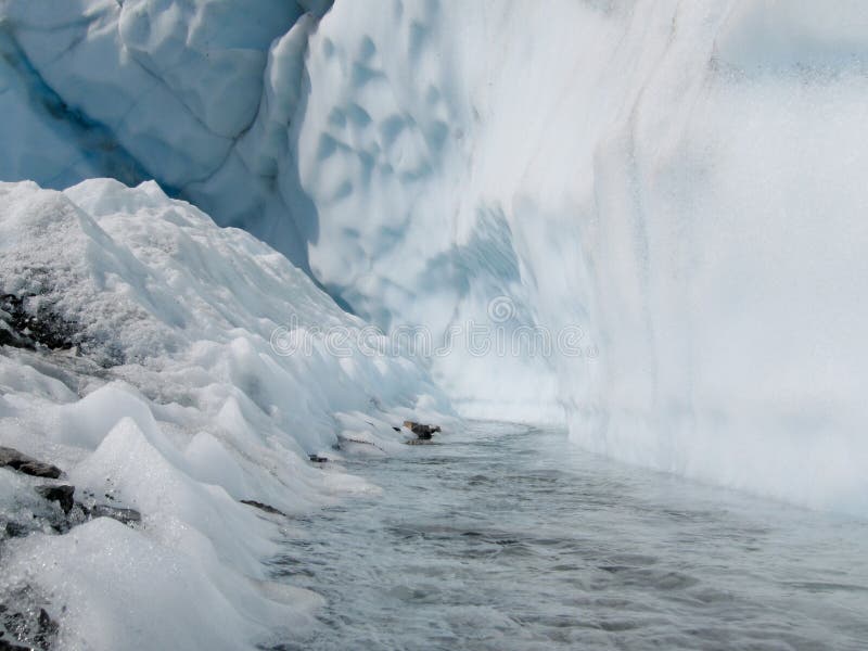 Glaciar De Matanuska En Alaska, Los E.E.U.U. Imagen de archivo - Imagen ...
