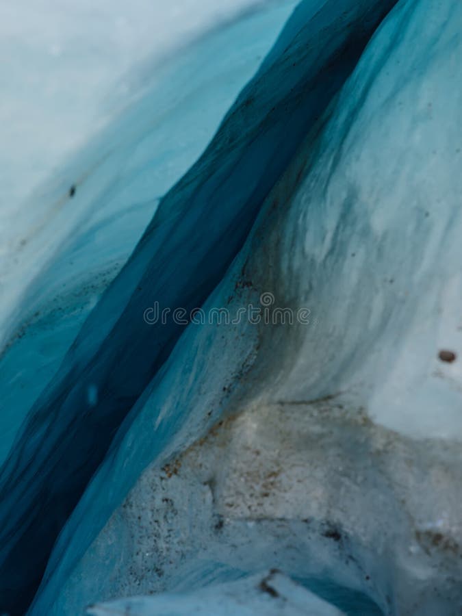 Glacier Close Up. Blue Ice in Mountains. Ice Cold Texture Stock Image ...