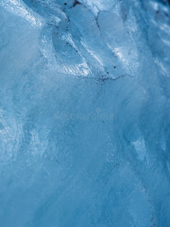 Glacier Close Up. Blue Ice in Mountains. Ice Cold Texture Stock Image ...
