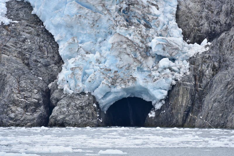 Glacier front stock photo. Image of cave, cold, polar - 89150424